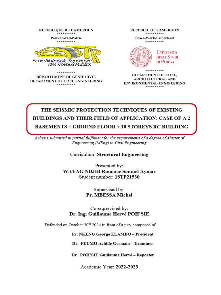 Thesis WAYAG Final Edit | PDF | Concrete | Reinforced Concrete