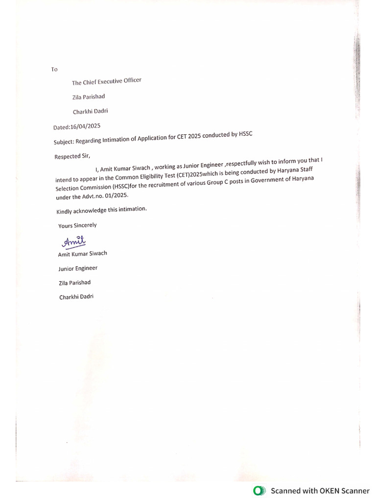 Intimation (2) | PDF