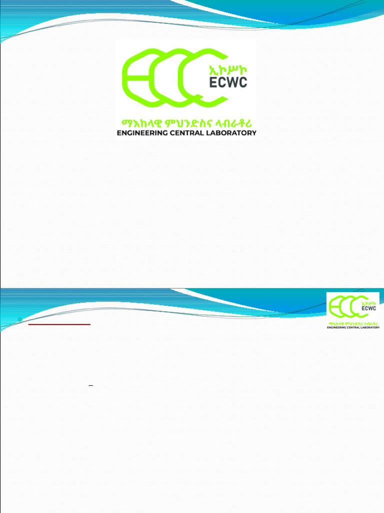 1 ECWC ECL Soil Laboratory Test Training by Behayilu KebedeME | PDF ...