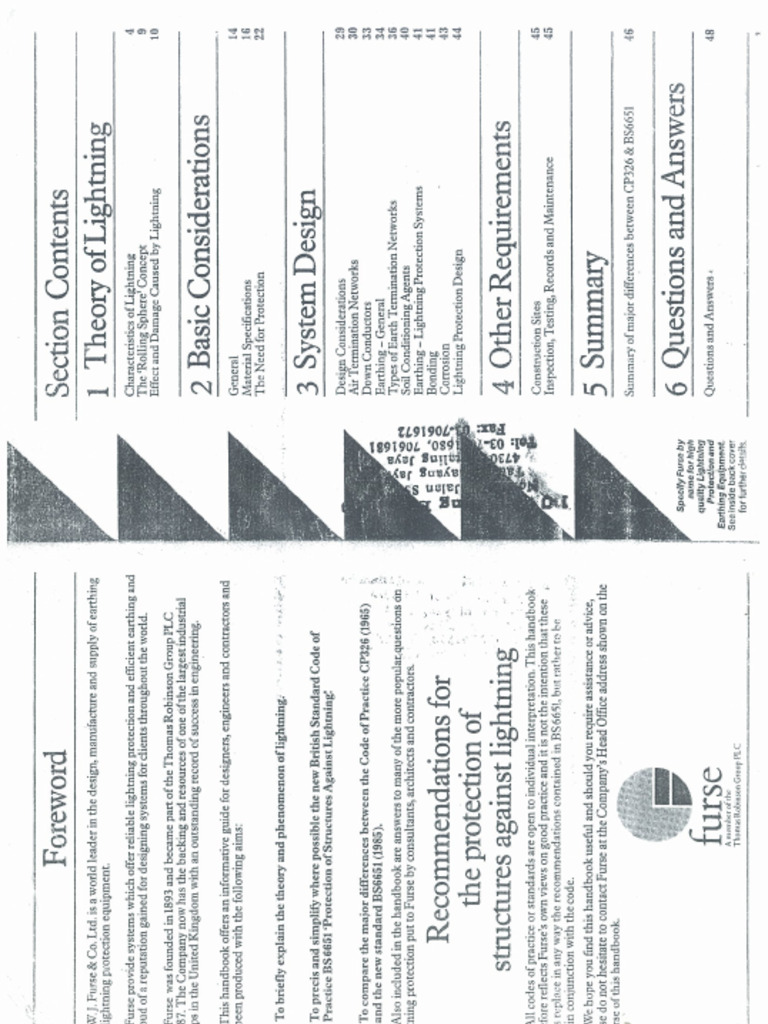 Furse - Lightning Protection Recommendation | PDF