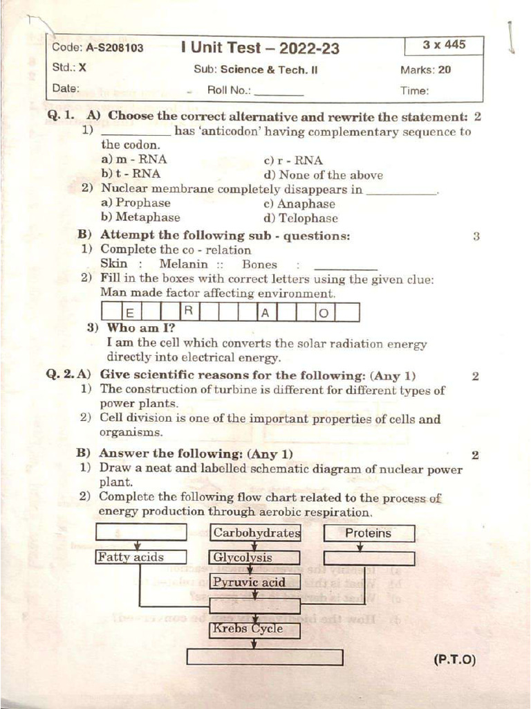 Science 2 Papers | PDF