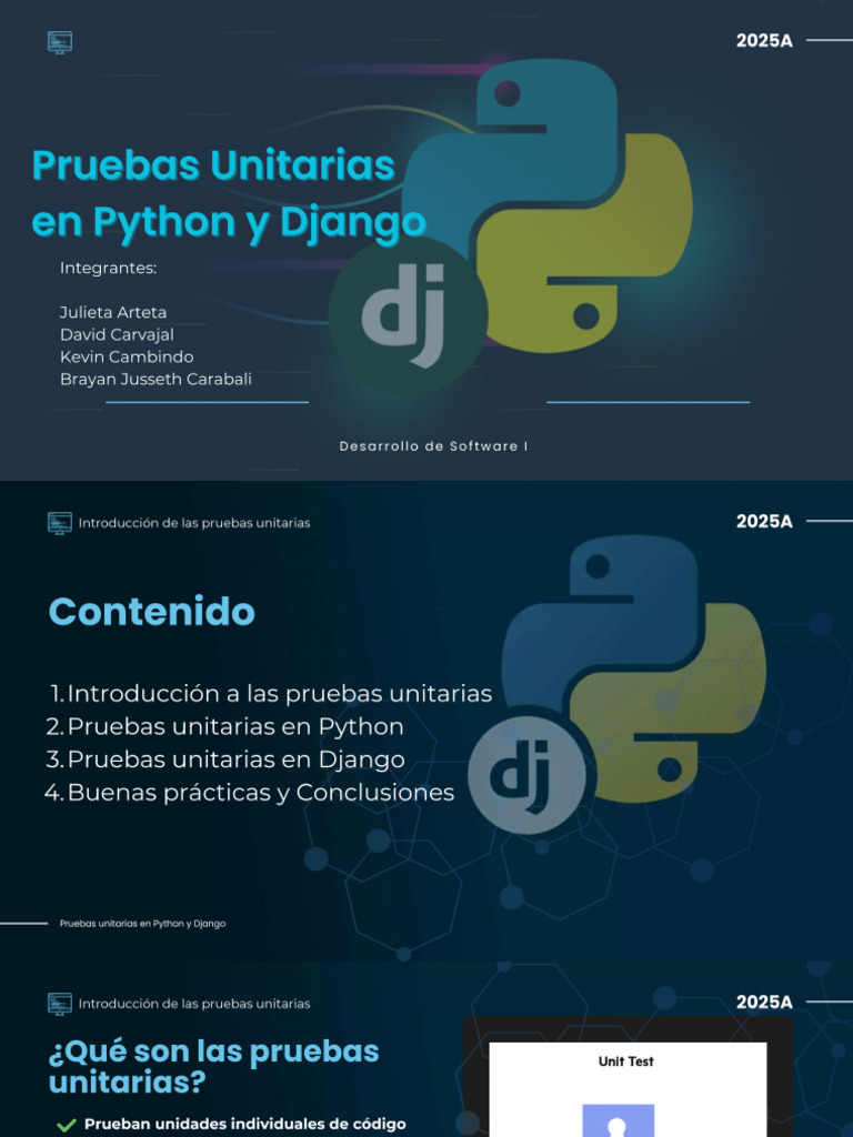 Demo-Exposición Pruebas Unitarias en Python y Django | PDF