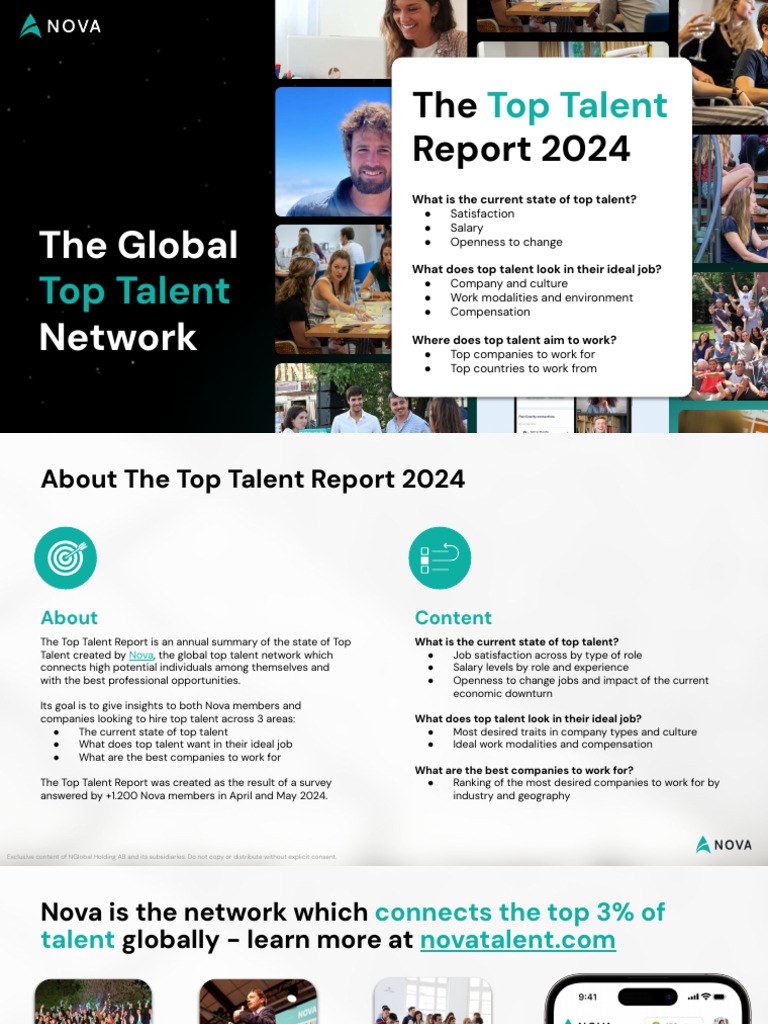 The Top Talent Report 2024 - To Share | PDF | Salary | Economies
