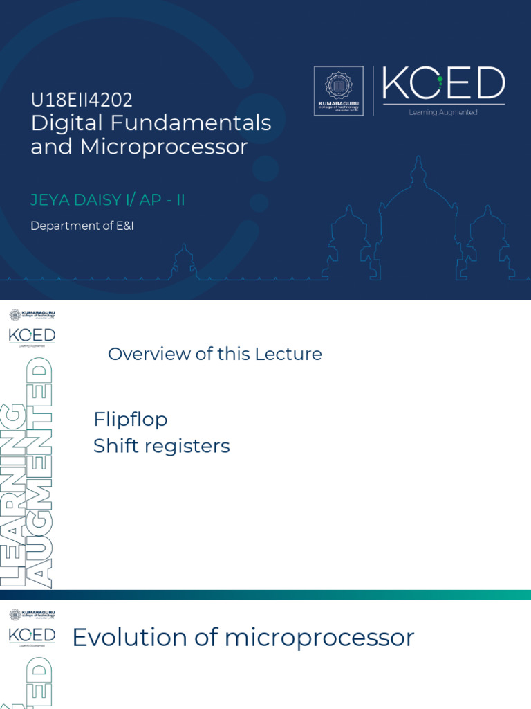 Microprocessor Fundamentals and Architecture | PDF | Microcontroller ...