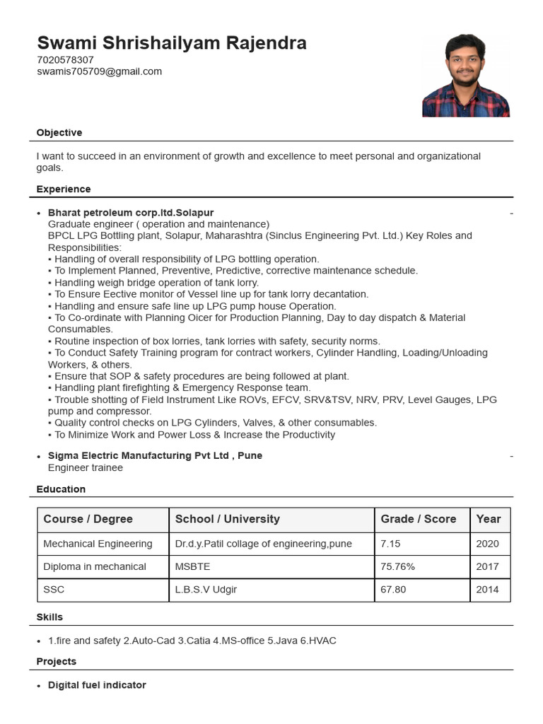 Shree Resume 25 | PDF