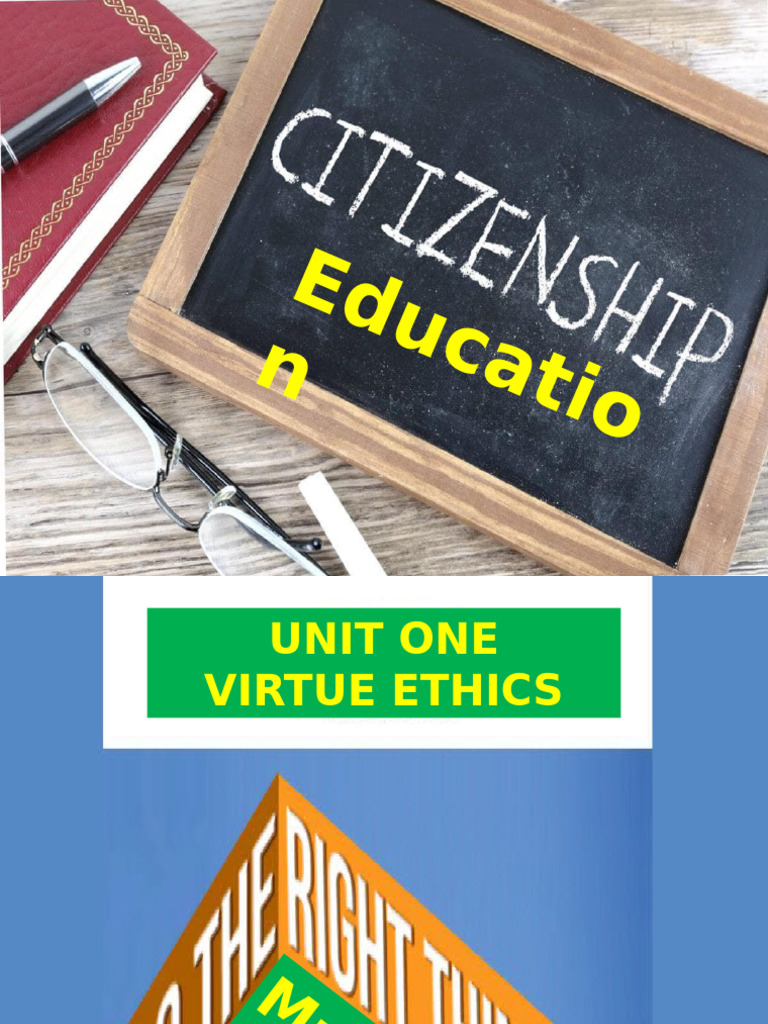 Grade 8 Citizenship U-1 | PDF | Virtue | Virtue Ethics