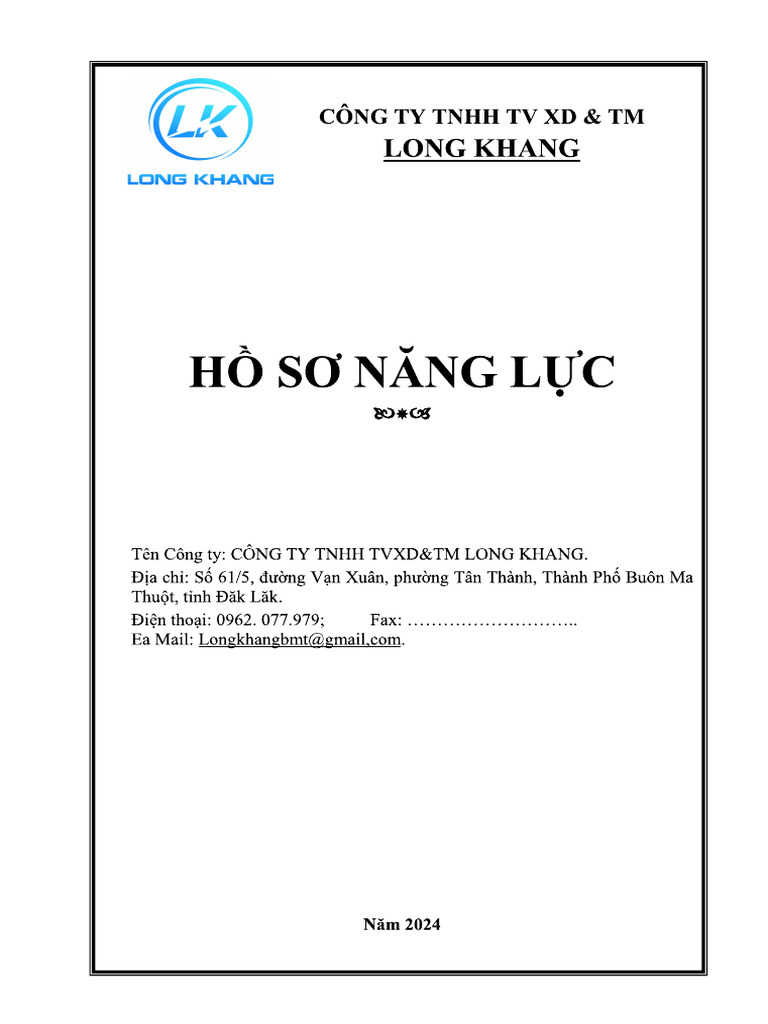 HSNL Long Khang | PDF