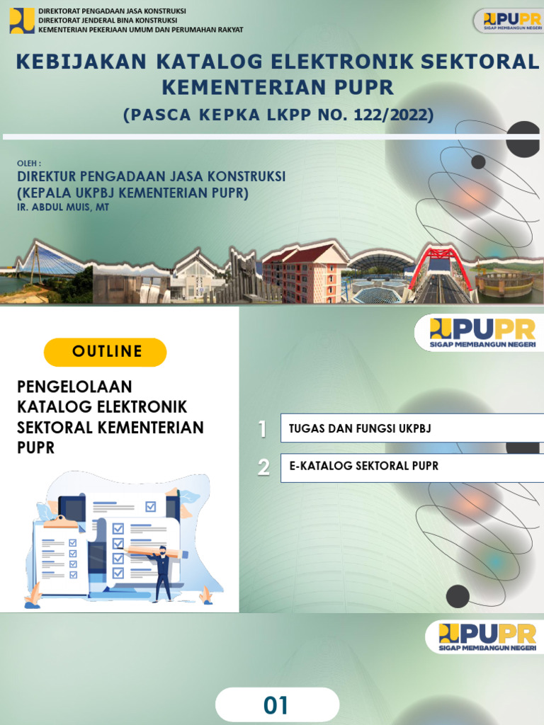 Kebijakan E-Katalog Sektoral PUPR | PDF