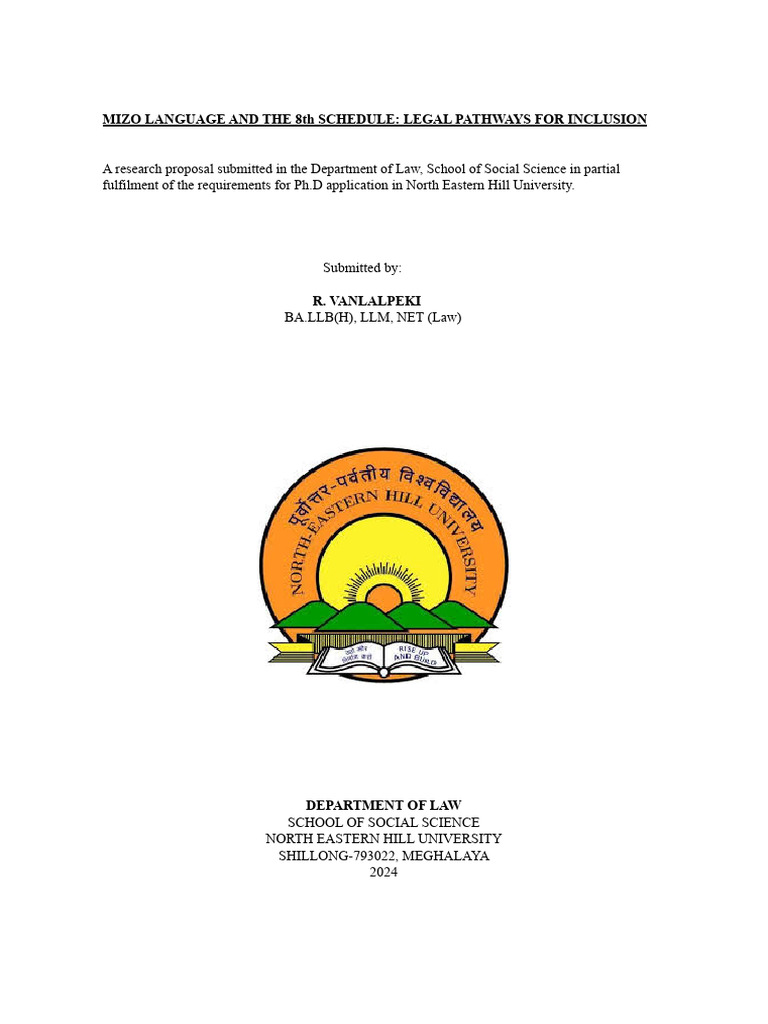 PH.D Research Proposal | PDF | Qualitative Research | Linguistics