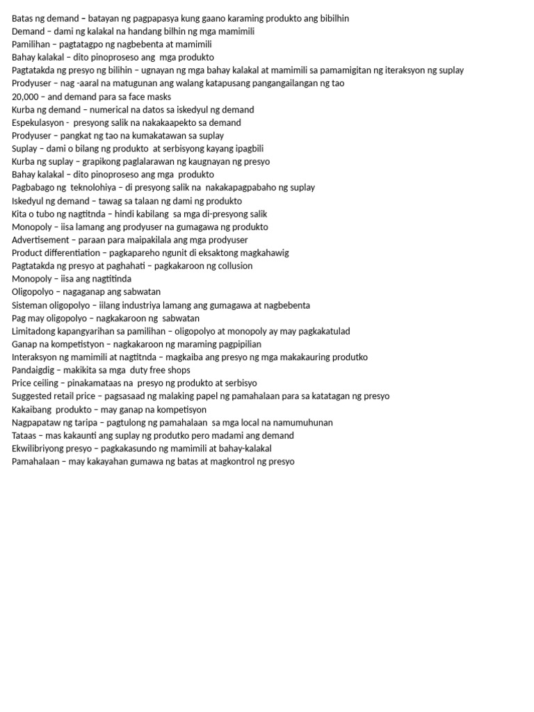 Ap9 Reviewer q2 | PDF