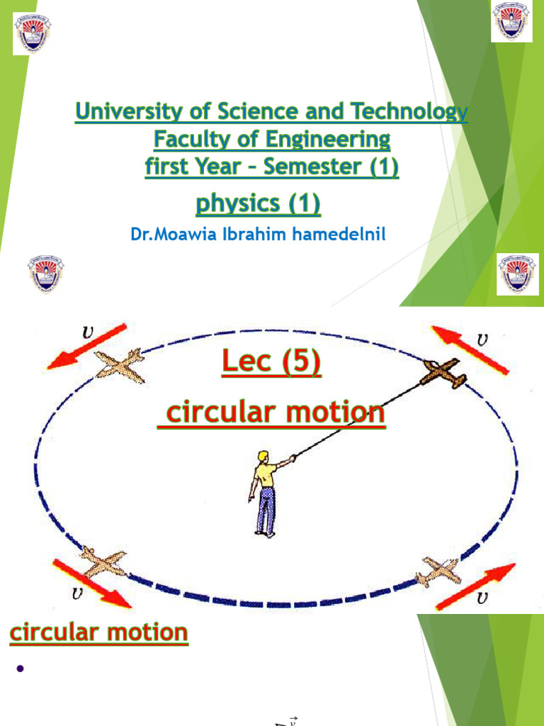 Lec 5 - Sem 1 - 25 | PDF | Acceleration | Force