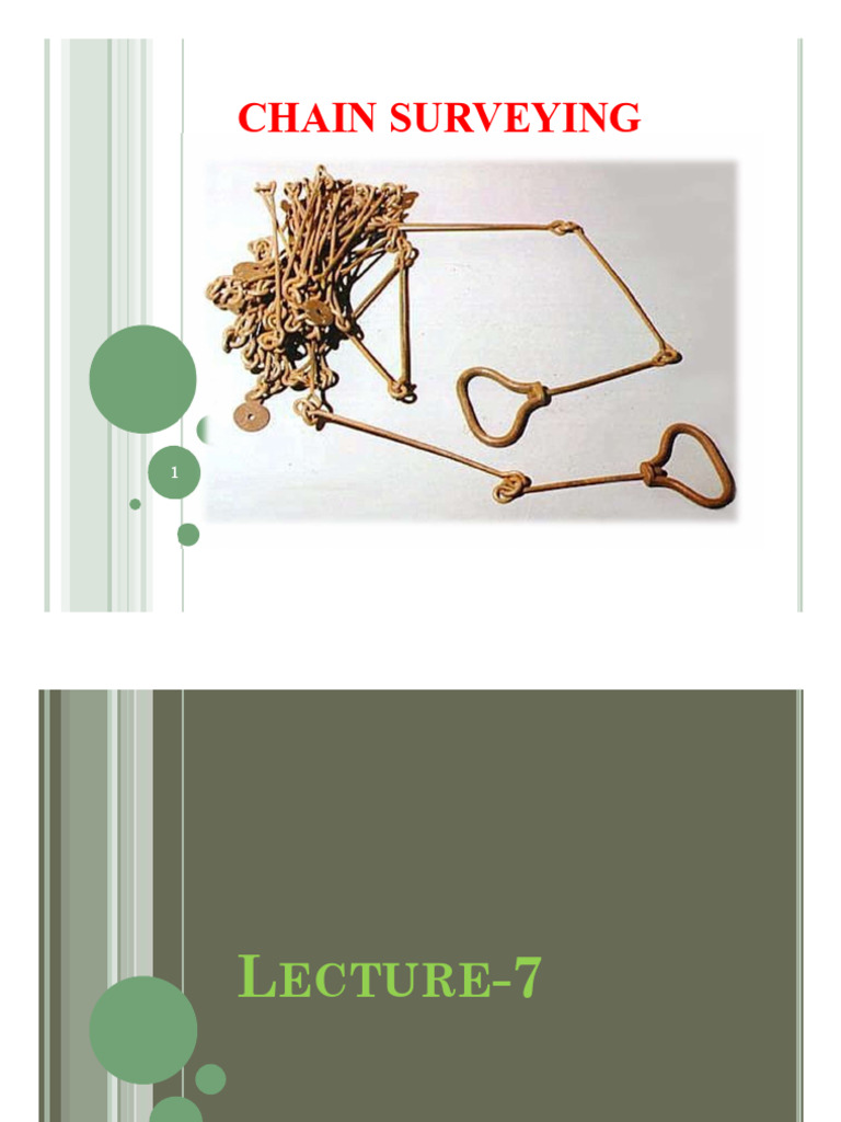 L-7 - CEN 205 - Introduction - Chain Surveying | PDF | Surveying | Area