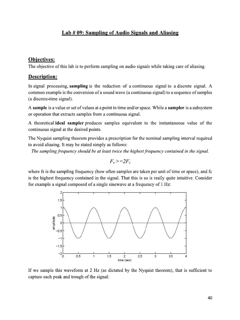 Digital Signal Processing LAB | PDF