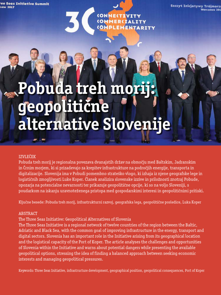 The Three Seas Initiative: Perspectives For Slovenia | PDF