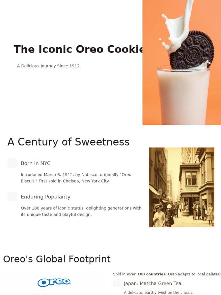 The Oreo Cookie: A Century of Delight | PDF