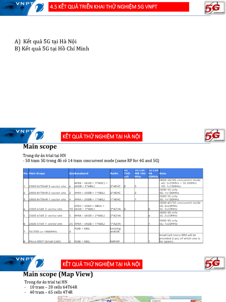 8 - Dao Tao Tong Quan 5G-RAN-2022 Thu Nghiem Thuong Mai Tai Ha Noi Va HCM | PDF