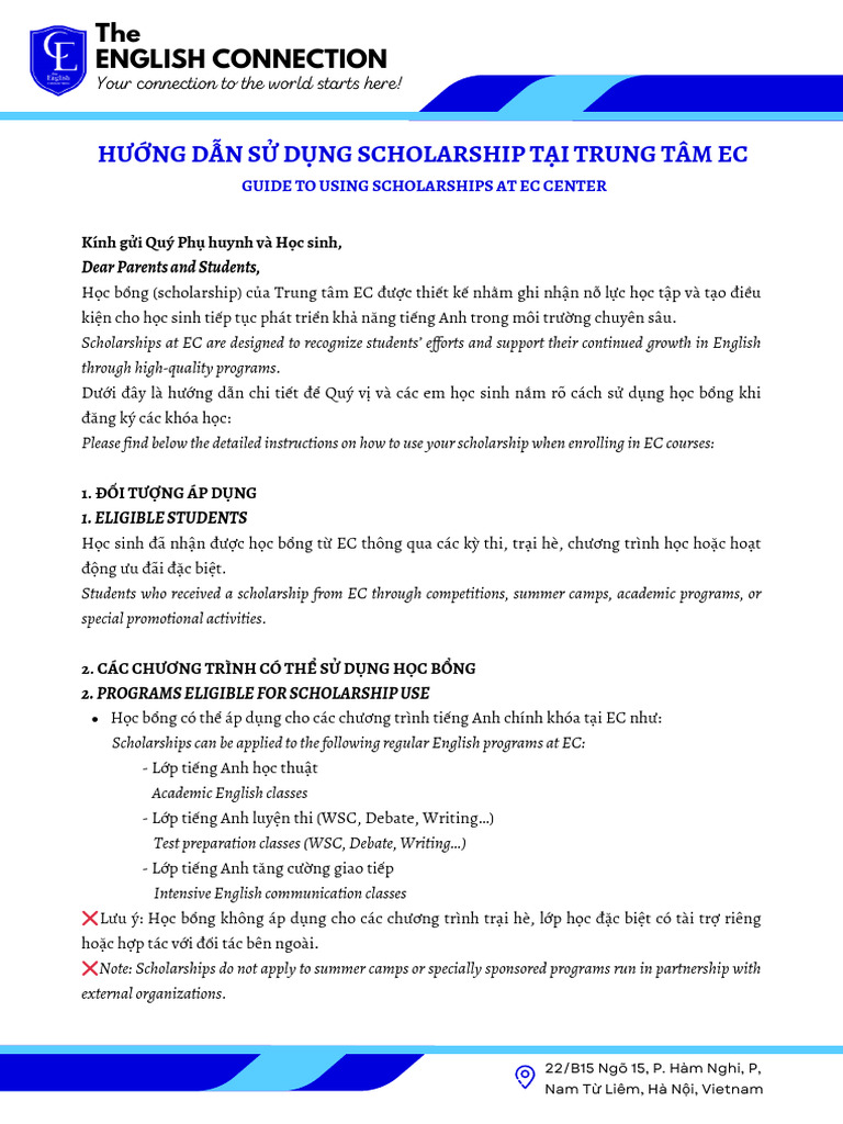 Guide To Using Scholarships | PDF