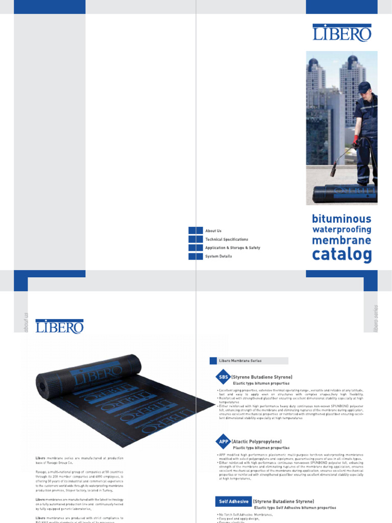 Waterproofing Bituminous Membrane | PDF