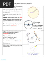 Relationships Among Chords, Arcs, Central Angles | PDF | Circle | Angle