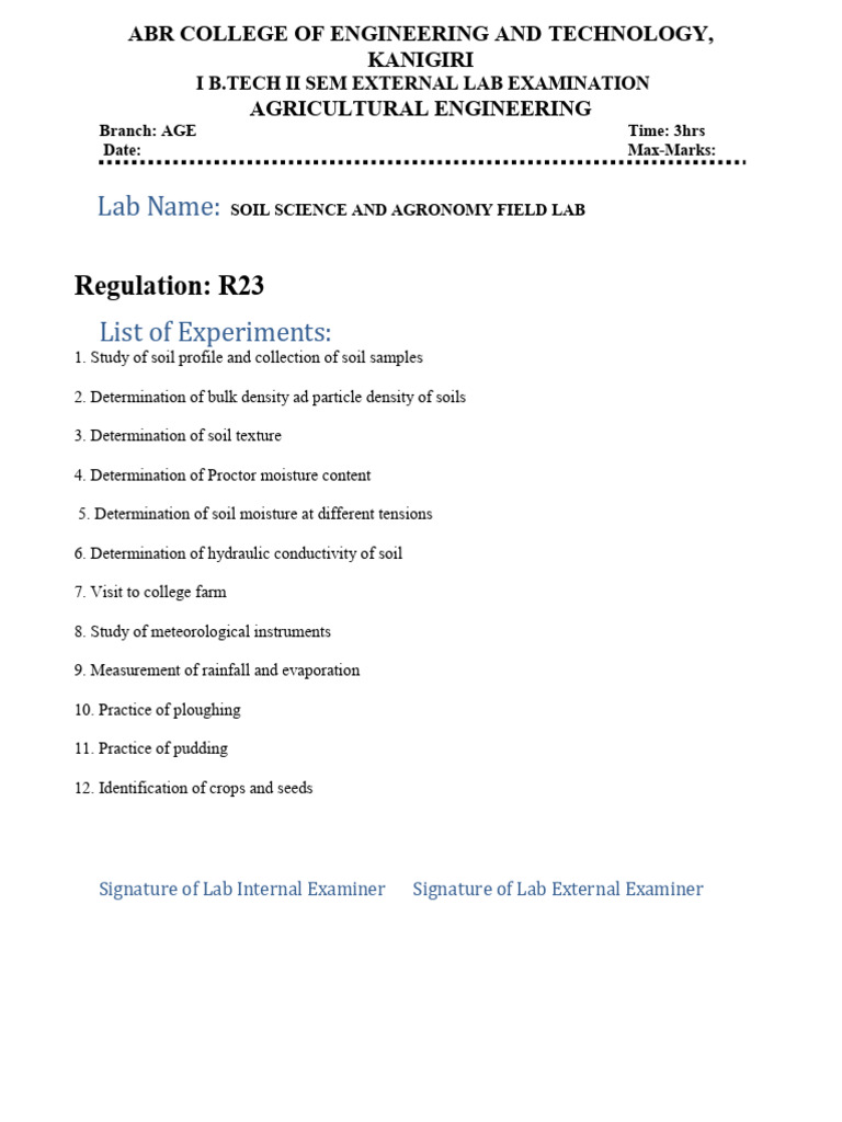 POSA Lab Question Paper. | PDF