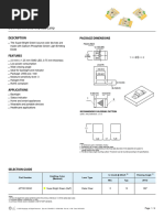 Datasheet Led 3MM | PDF | Light Emitting Diode | Electrical Components