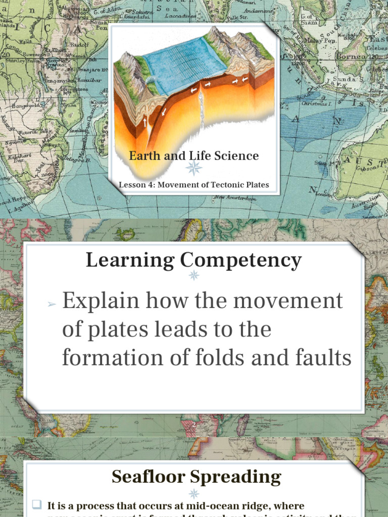 Lesson 4 Movement of Tectonic Plates | PDF | Plate Tectonics | Seabed