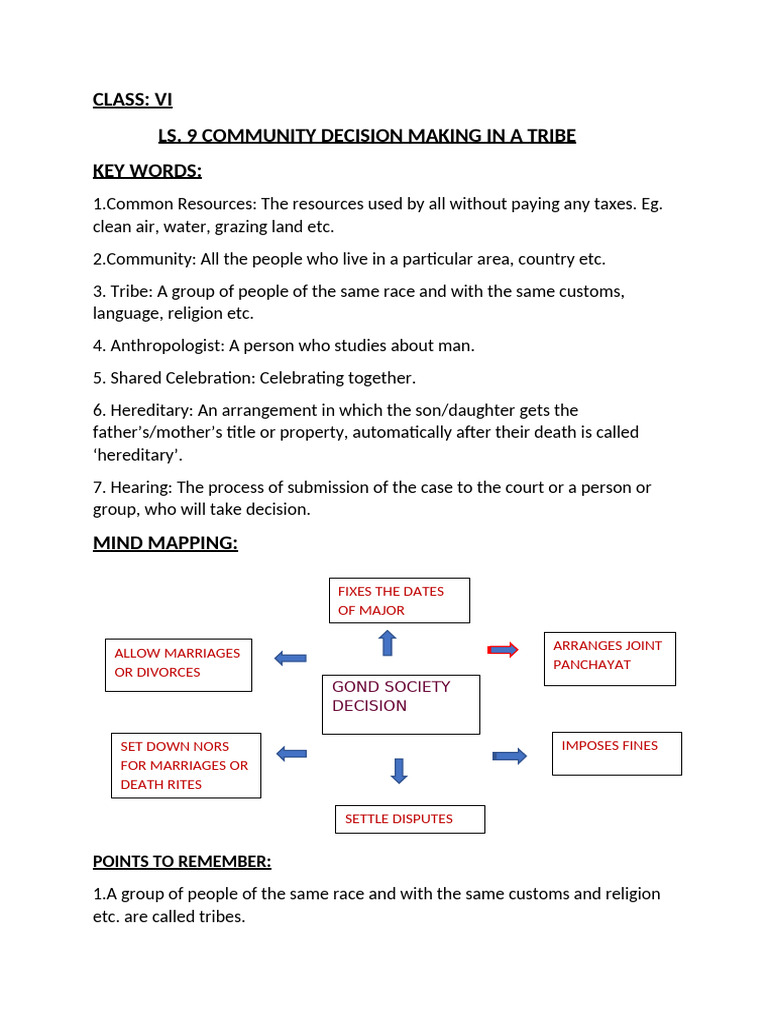 Community Decision-Making in Tribes | PDF