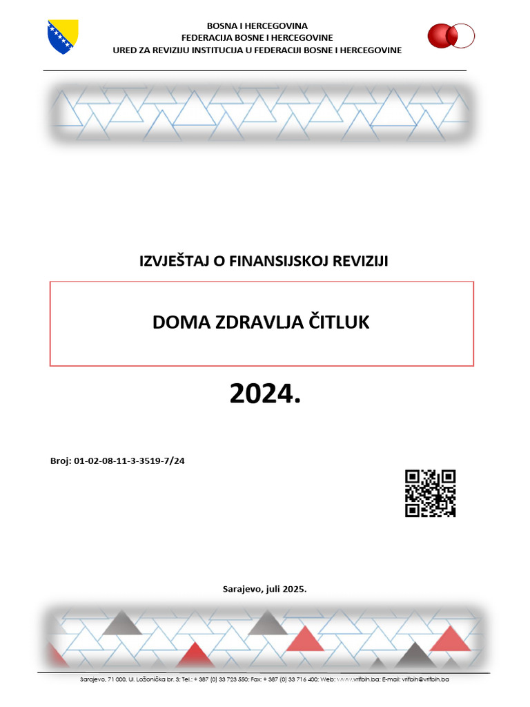 FR 2024 Konacan Izvjestaj DZ CITLUK 20250721 | PDF
