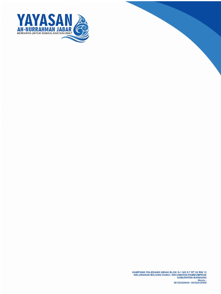 Format Kop Surat | PDF