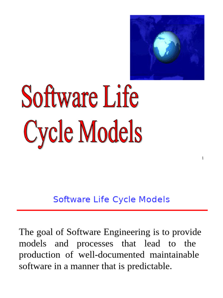 Chapter 2 Software Development Life Cycle Models | PDF | Software ...