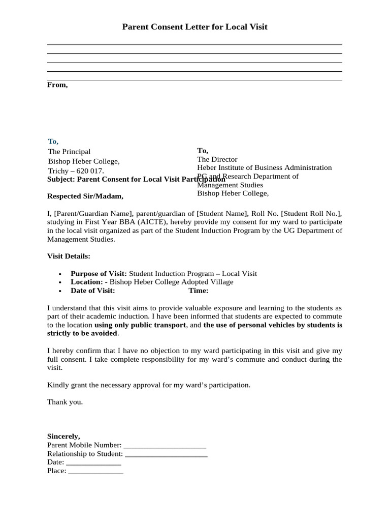 Consent Letter | PDF