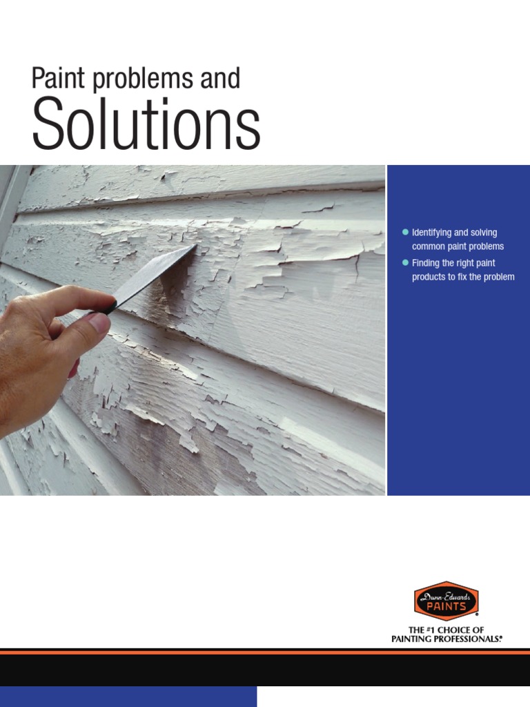 Paint Problems and Solutions - Brochure | PDF | Acrylic Paint | Paint