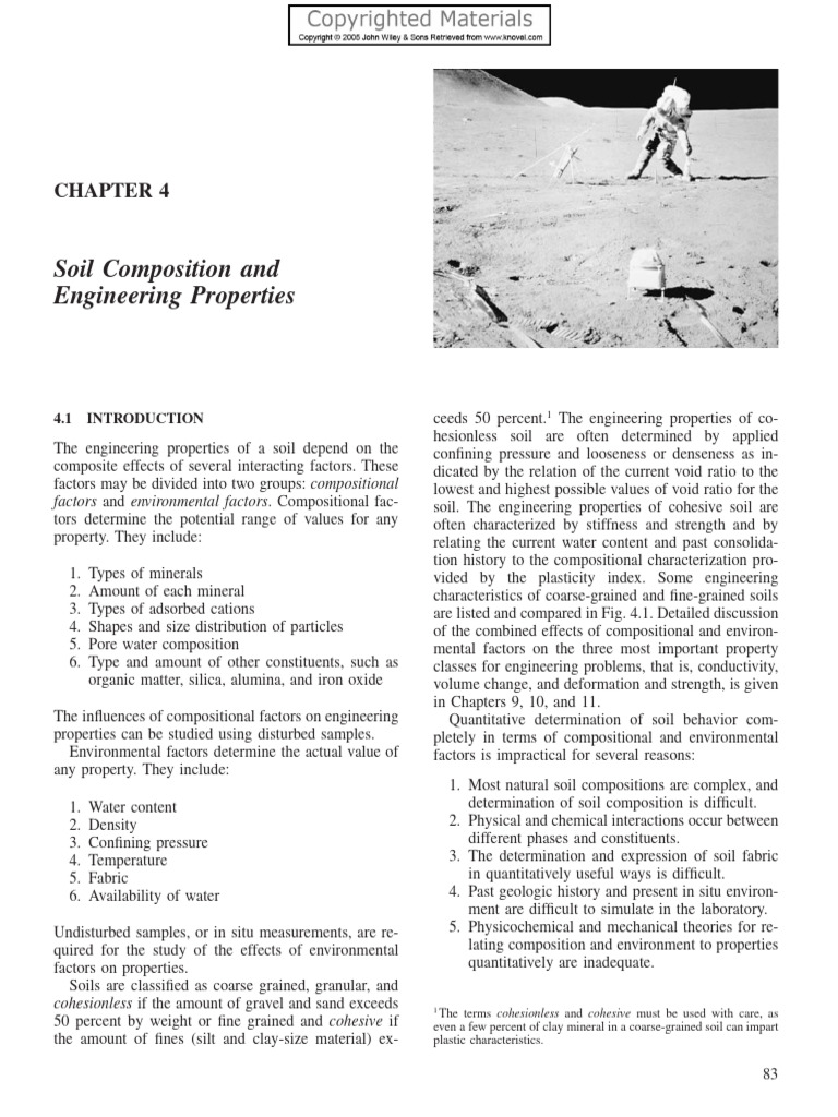 Soil Composition and Engineering Properties | PDF | Strength Of ...