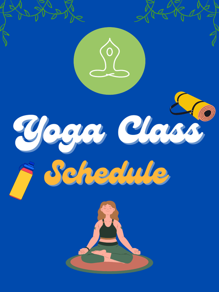 60-Minute Yoga Class Schedule | PDF