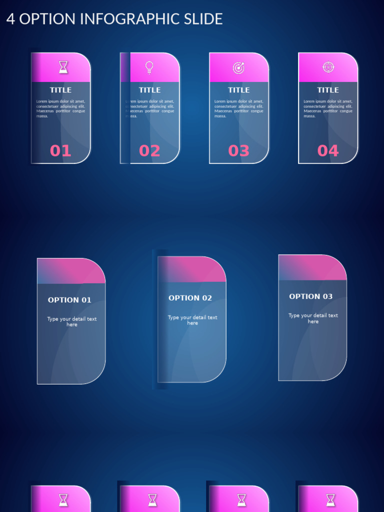 4 Options Infographic Slide | PDF