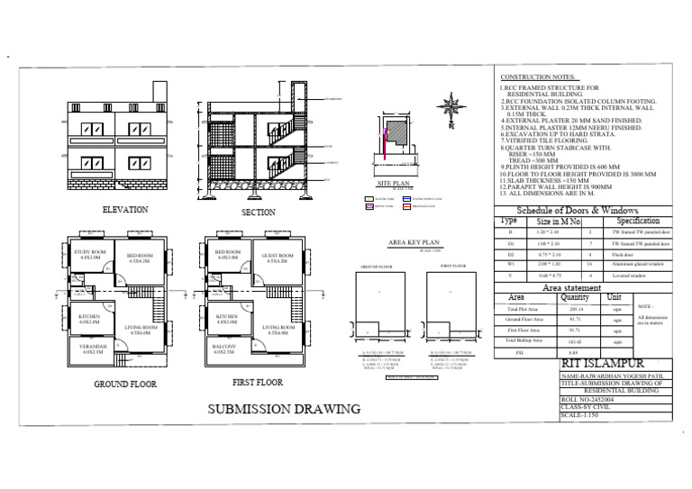 Raj Patil Plan Submission | PDF | Architectural Design | Architecture