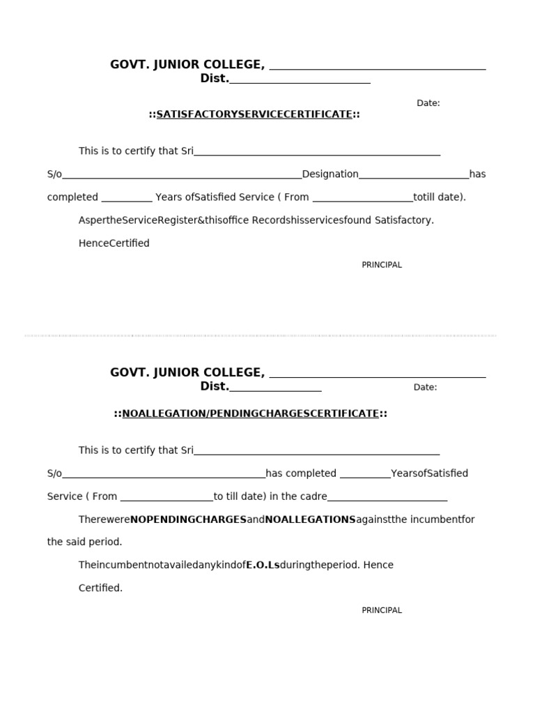 SSC & EOL Certificate | PDF