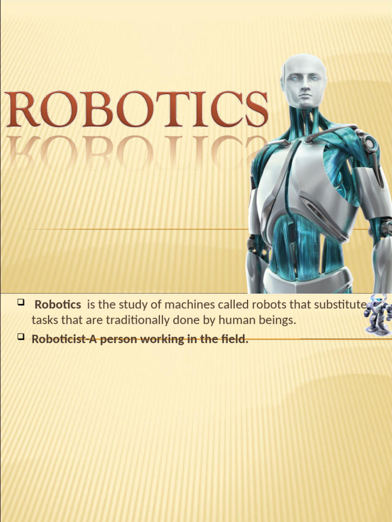 Introduction to Robotics and Sensors | PDF | Robot | Robotics