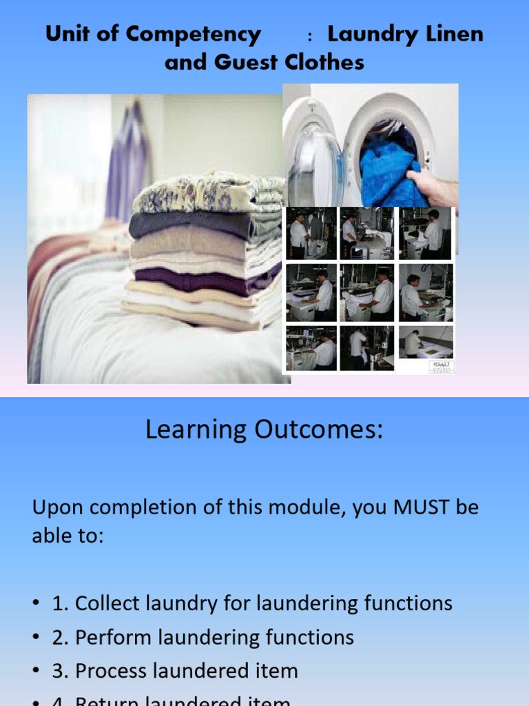 Laundry Linen and Guest Clothes Guide | PDF | Washing Machine | Laundry