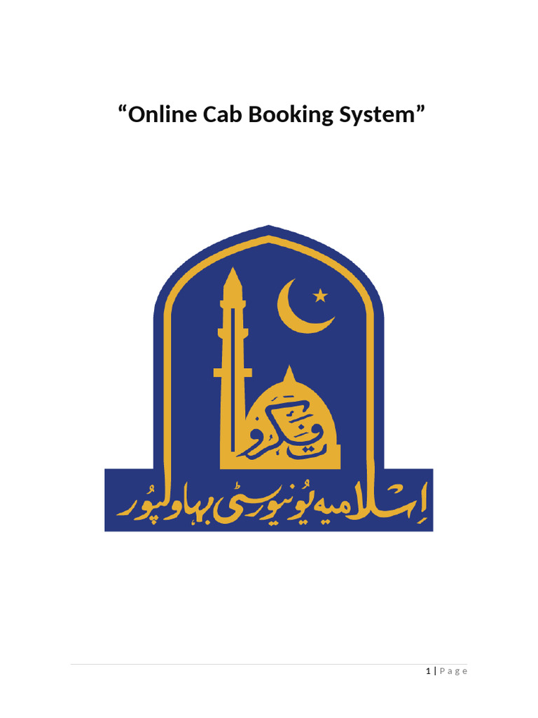Online Cab Booking (Documentation) | PDF | User (Computing) | World Wide Web