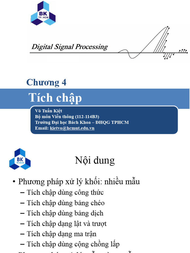DSP Chapter4 Convolution | PDF
