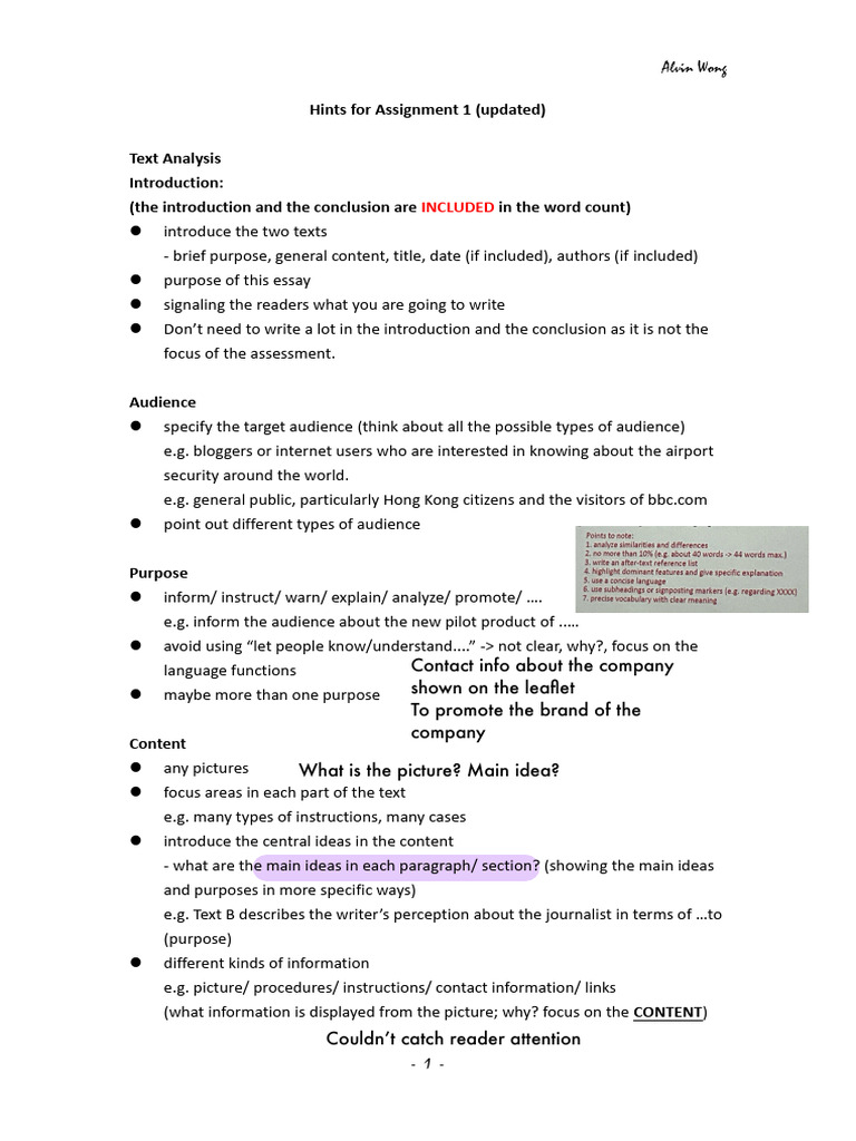 Hints For Assignment 1 (Updated) (Student) | PDF | Ellipsis | Verb