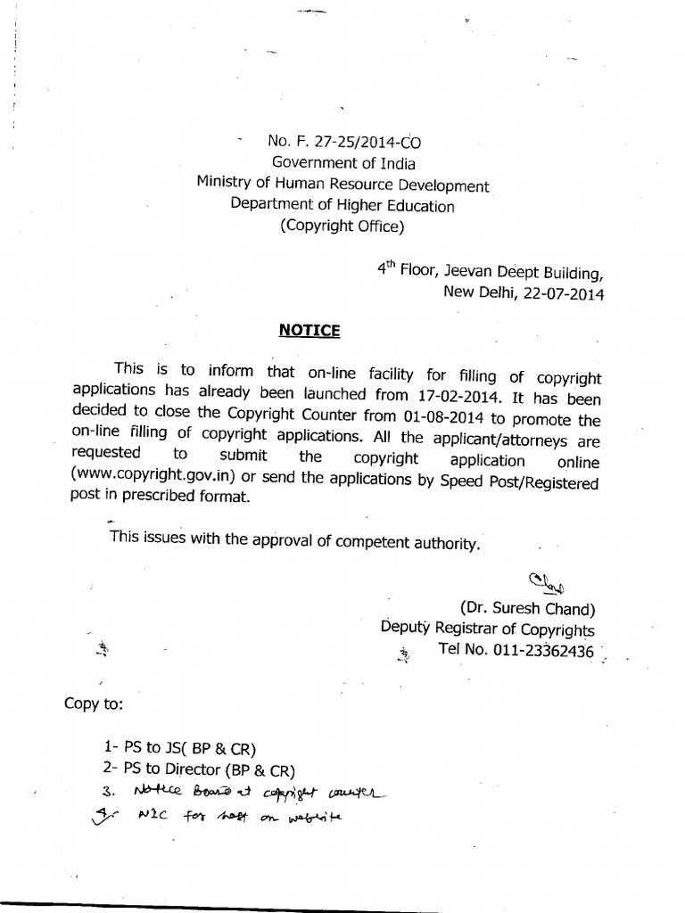 Copyright Counter Close Notice | PDF