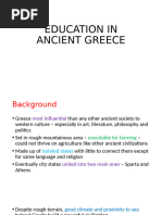 Education in Sparta and Athens | PDF | Ancient Greece | Sparta