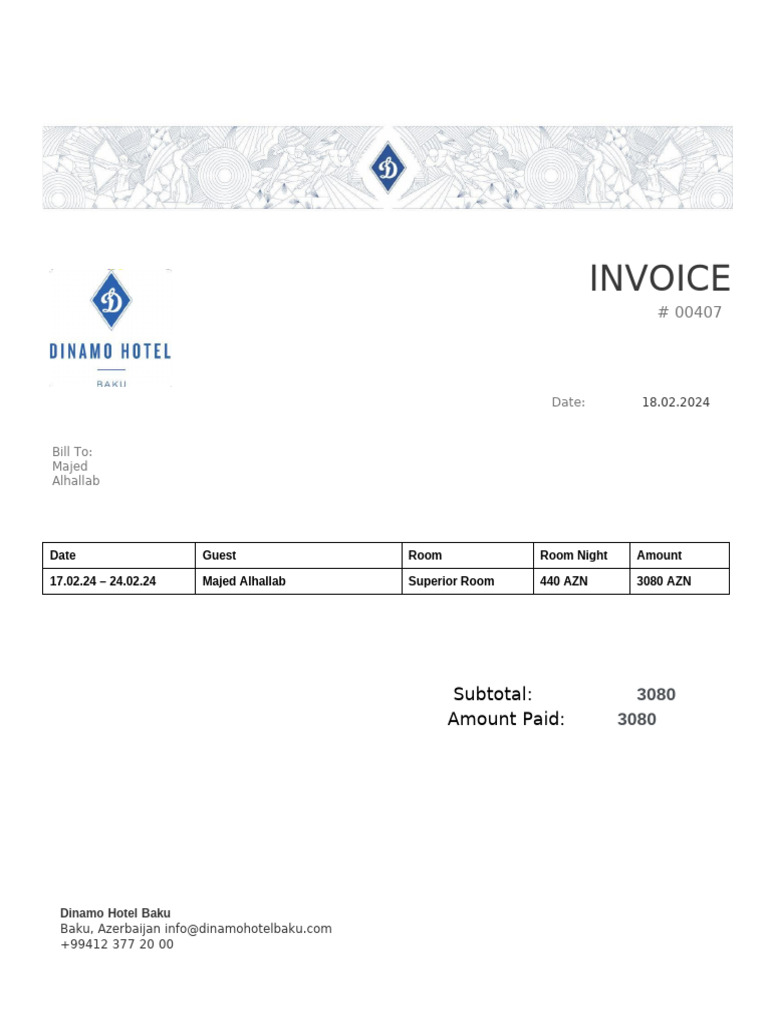 Invoice 203 | PDF
