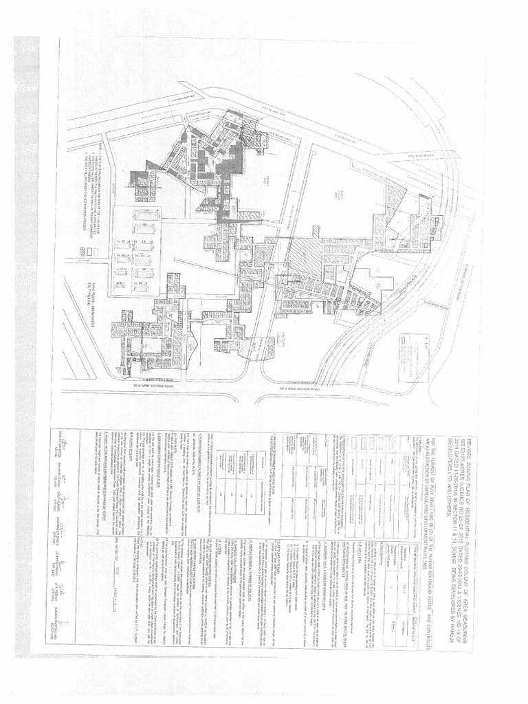 Zoning Plan of Raheja Aranya City | PDF
