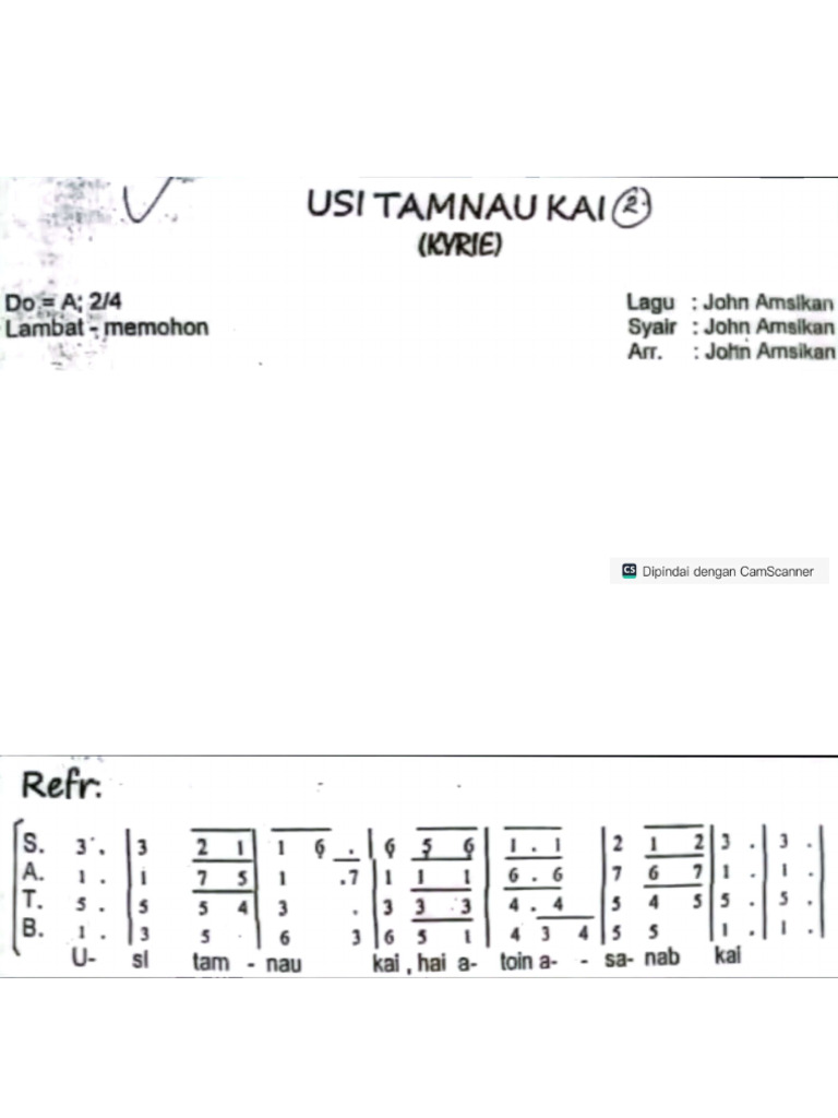 Usi Tamnau Kai | PDF