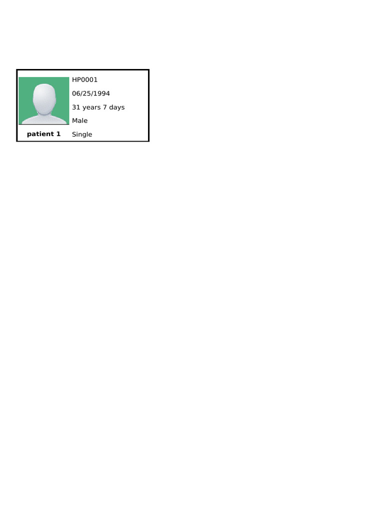 Patient Card | PDF