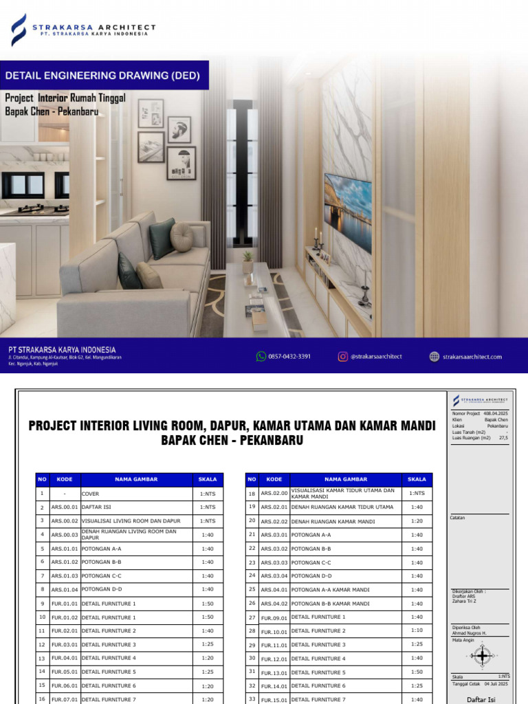 00-Gamker Interior Bapak Chen-Pekanbaru | PDF