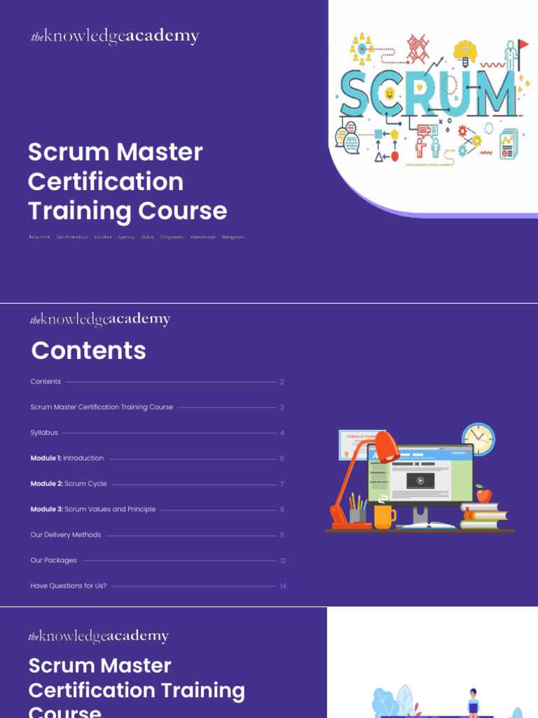 Free Scrum Master Certification Course | PDF | Agile Software ...